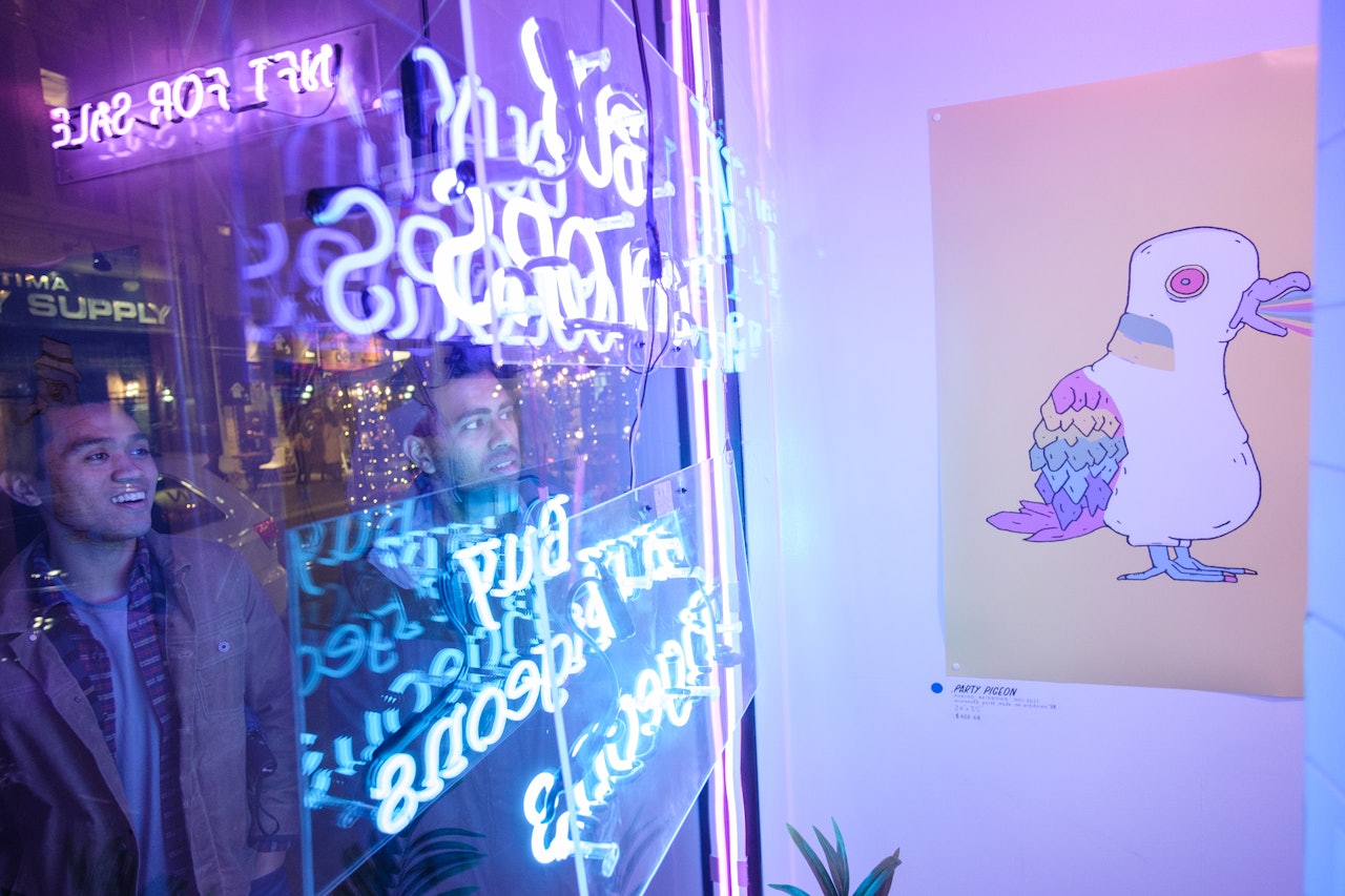 Neon's NFT Vending Machine in New York | BizBash